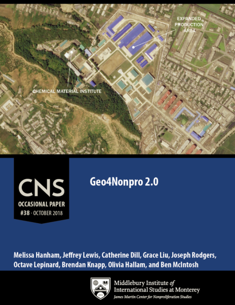 OP#38: Geo4Nonpro 2.0 | James Martin Center for Nonproliferation Studies