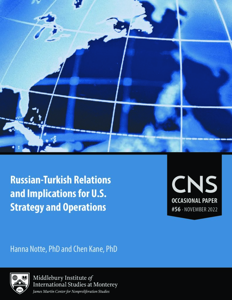 OP#56: Russian-Turkish Relations and Implications for U.S. Strategy and ...